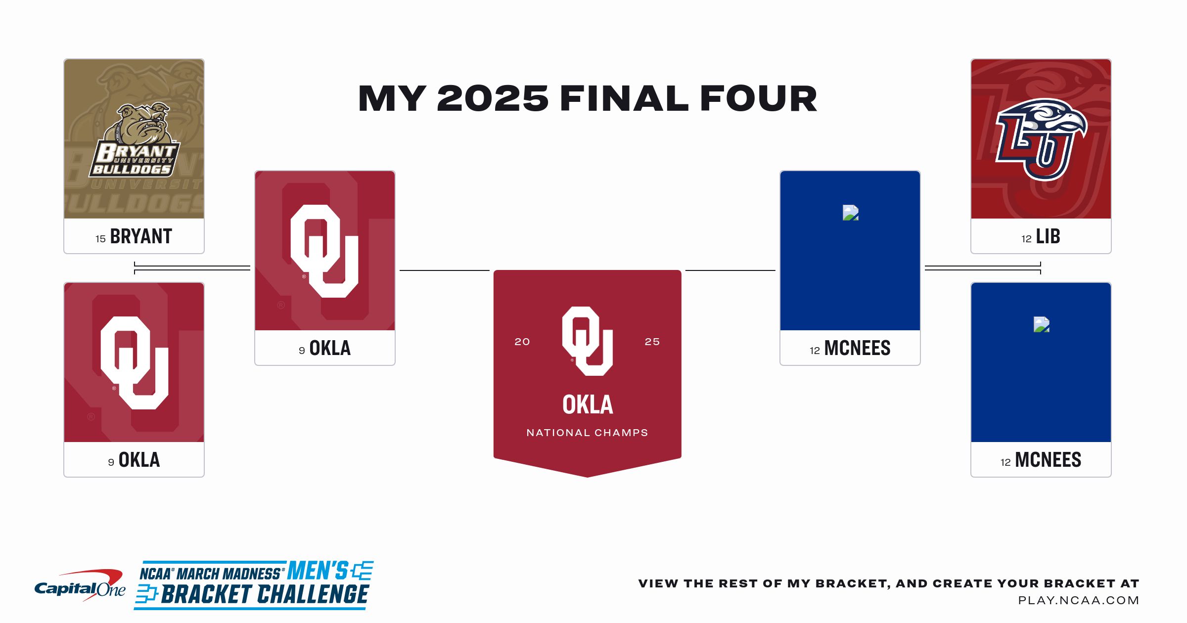 NCAA® March Madness® Bracket Challenge